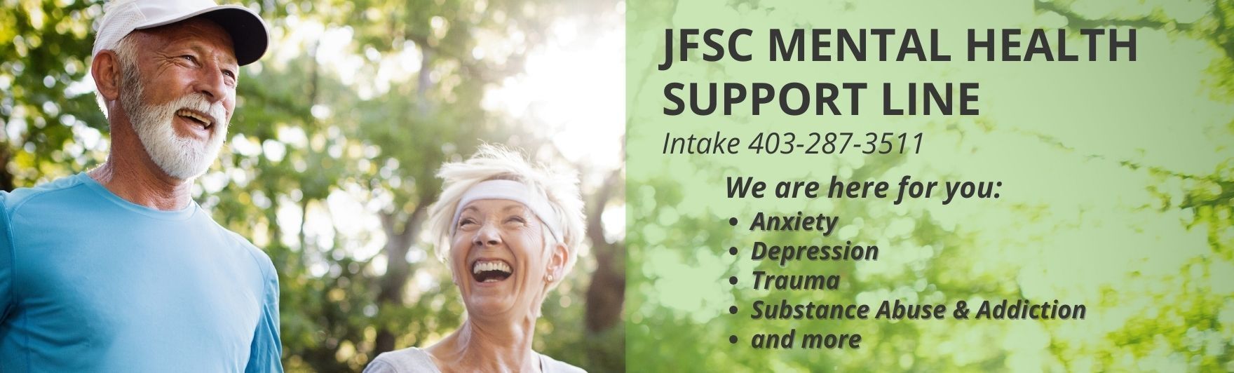 Jewish Family Service Calgary | Mental Health Support Line