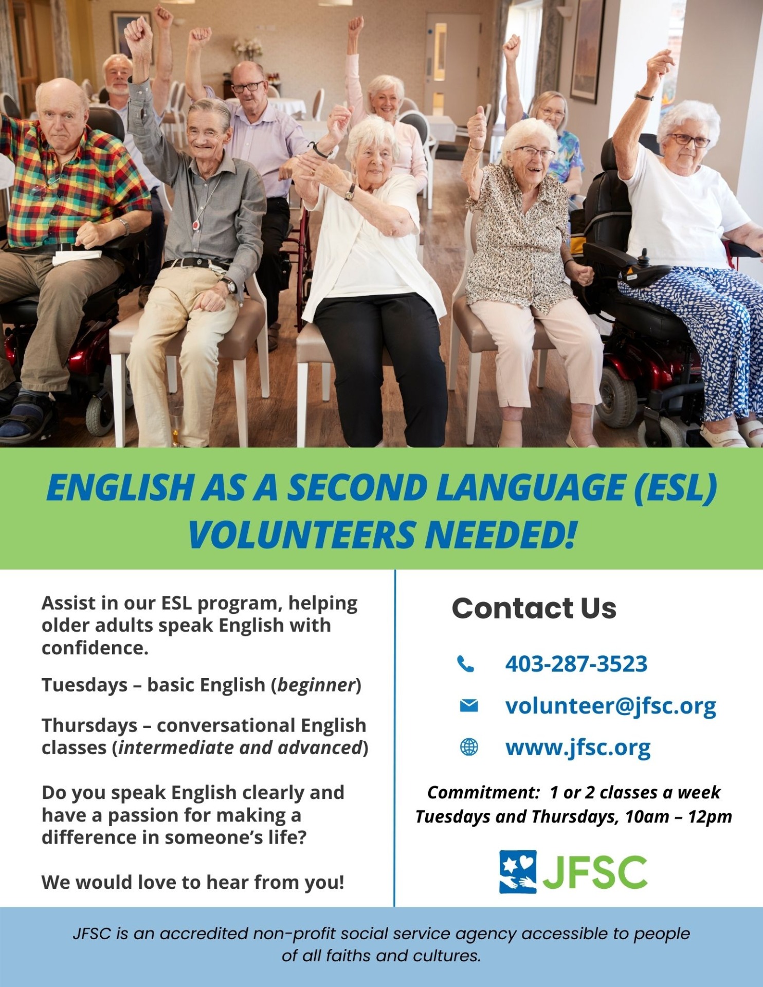 Jewish Family Service Calgary | Volunteer
